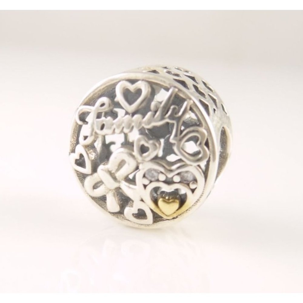 New Genuine Pandora Charm 796267cz Family Tribute Lov… - Gem